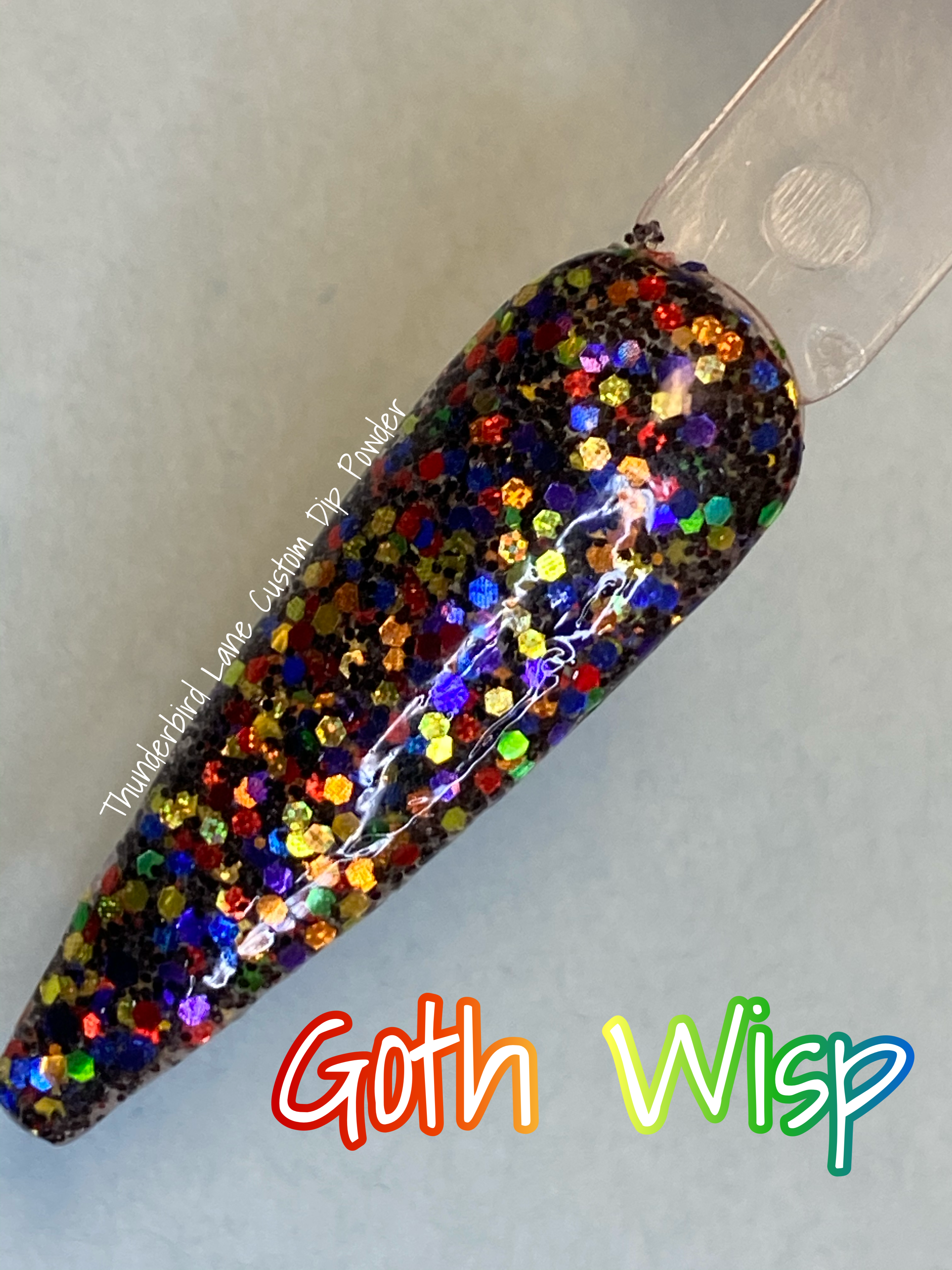 Goth Wisp – Thunderbird Lane Custom Dip Powder
