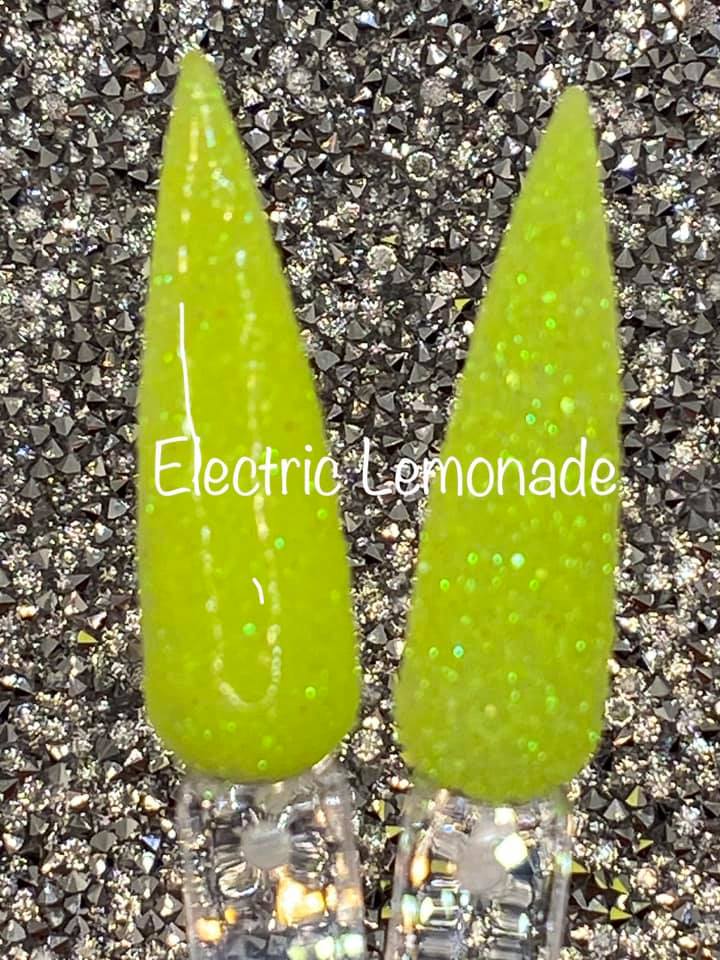 Electric Lemonade – Thunderbird Lane Custom Dip Powder