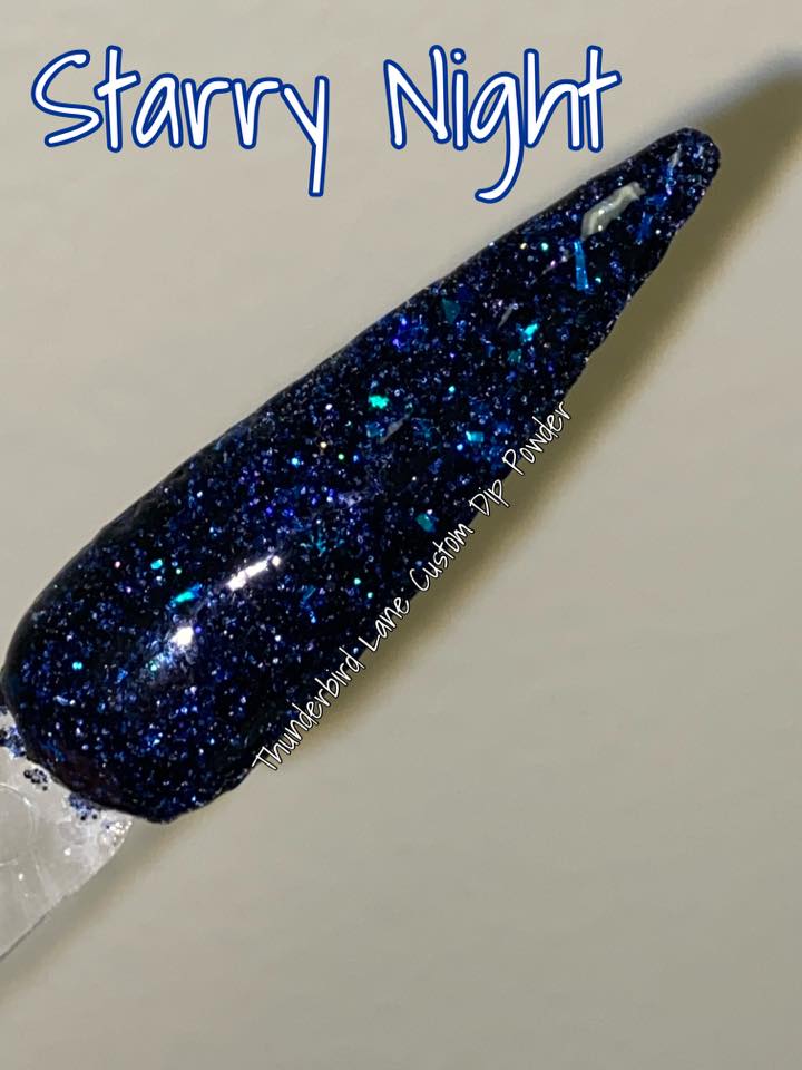 Starry Night – Thunderbird Lane Custom Dip Powder